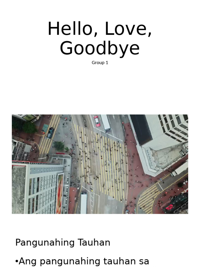 Hello, Love, Goodbye | PDF