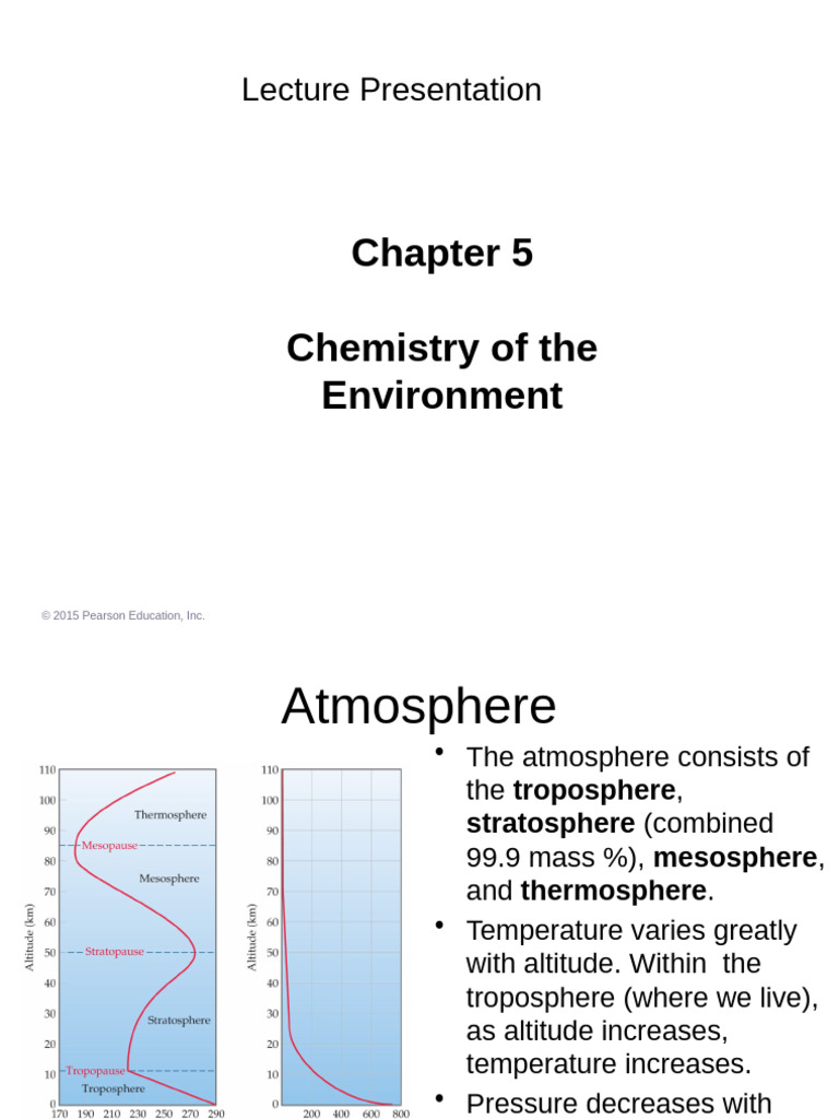 18 Chemistry of The Environment 4 | PDF | Atmosphere Of Earth ...