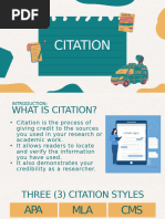 Academic Citation Essentials | PDF | Citation | Apa Style