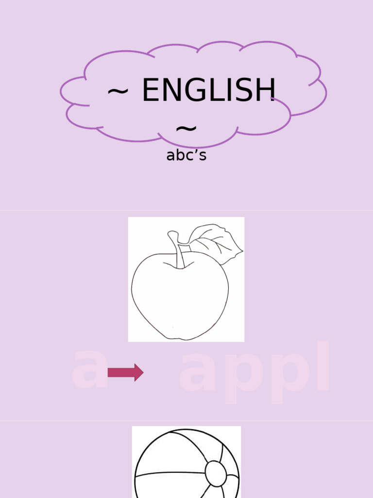 ENGLISH ABC's | PDF
