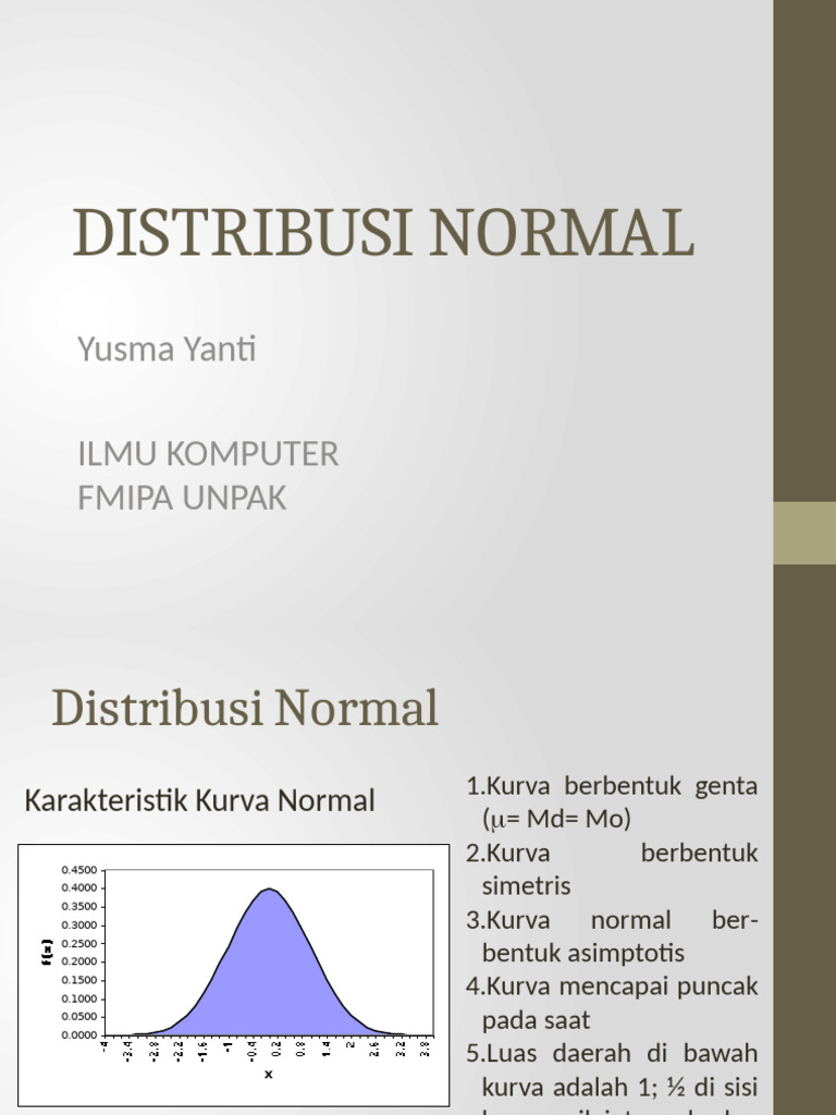 Distribusi Normal | PDF