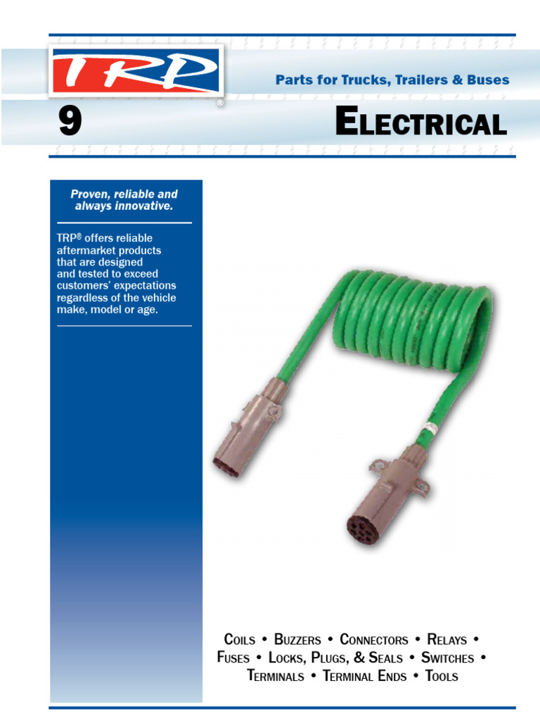 TRP Electrical | PDF | Electrical Connector | Fuse (Electrical)