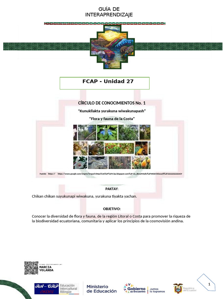 Fcap 3ro U 27 C1-Signed | PDF | Aprendizaje