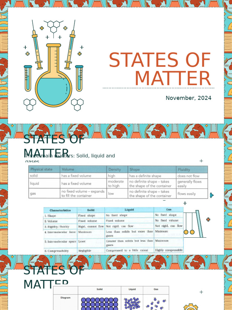 Understanding States of Matter | PDF | Planets | Gases