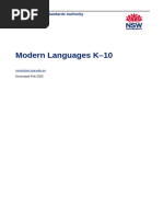 NSW K-10 English Syllabus Overview | PDF | Curriculum | Education Theory