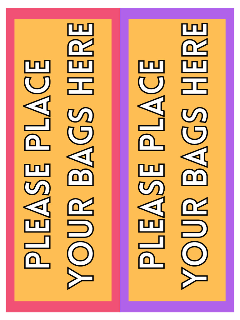 Colorful Quiet Please Exam in Progress Picture Poster (210 × 297 MM) | PDF