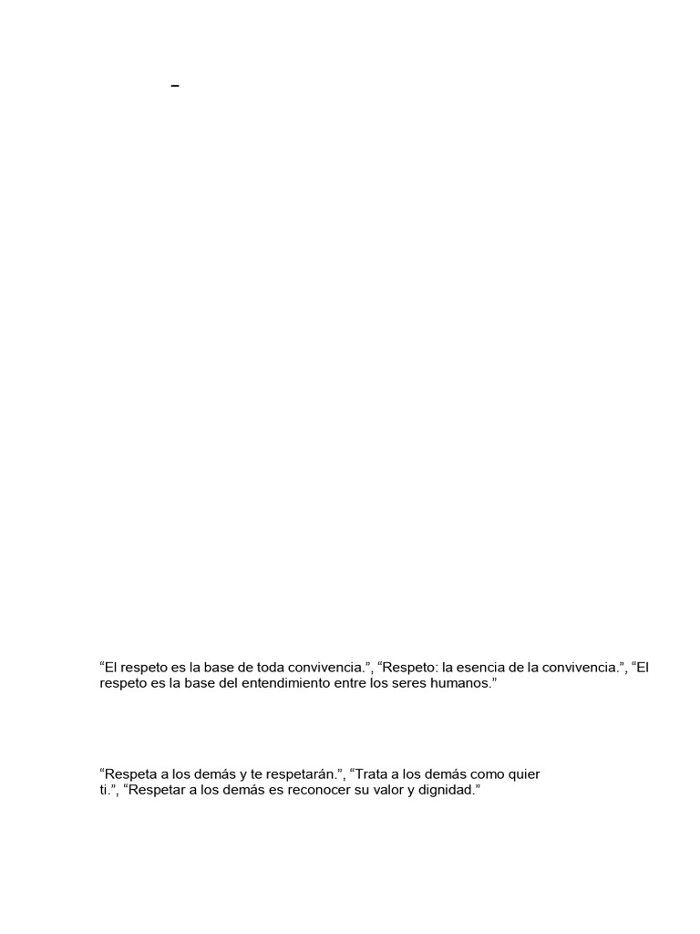 Reporte respeto | PDF | Tolerancia | Sicología