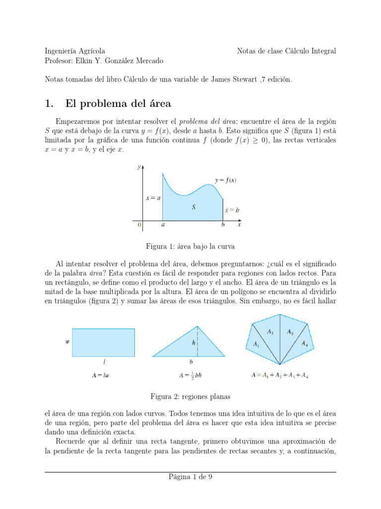 Aproximación de áreas bajo curvas | PDF | Triángulo | Rectángulo