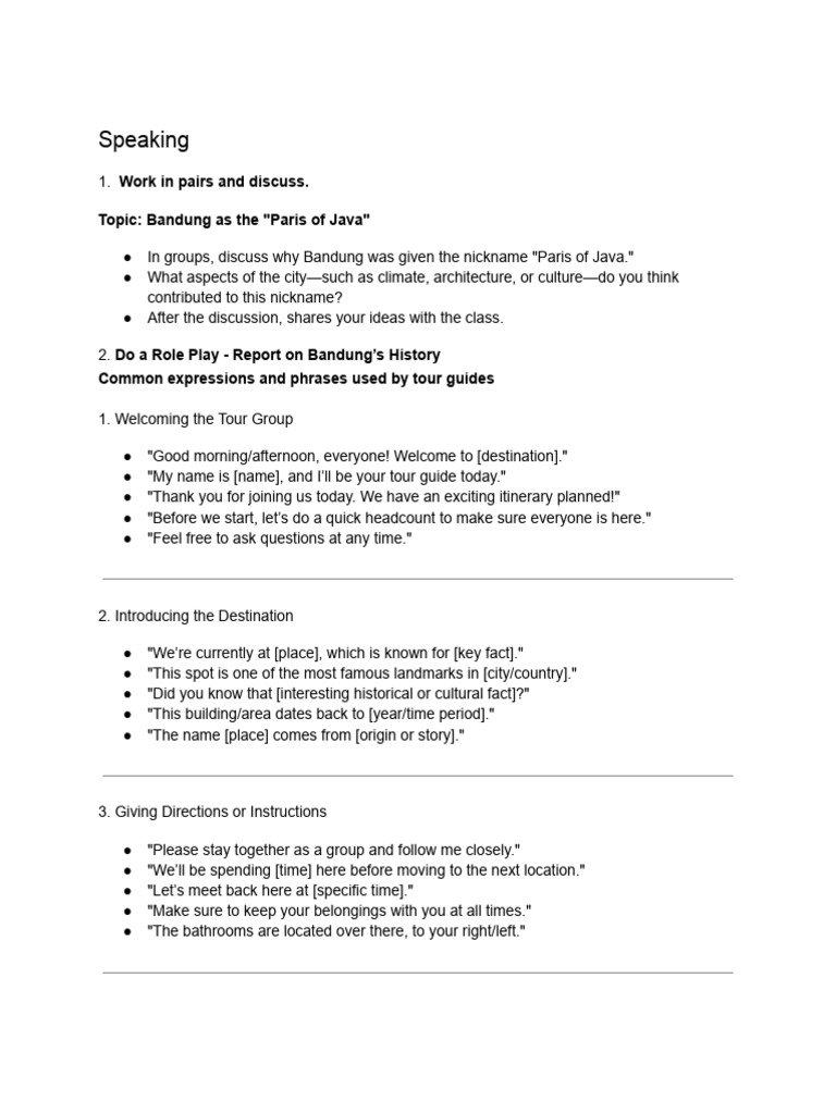 Speaking | PDF