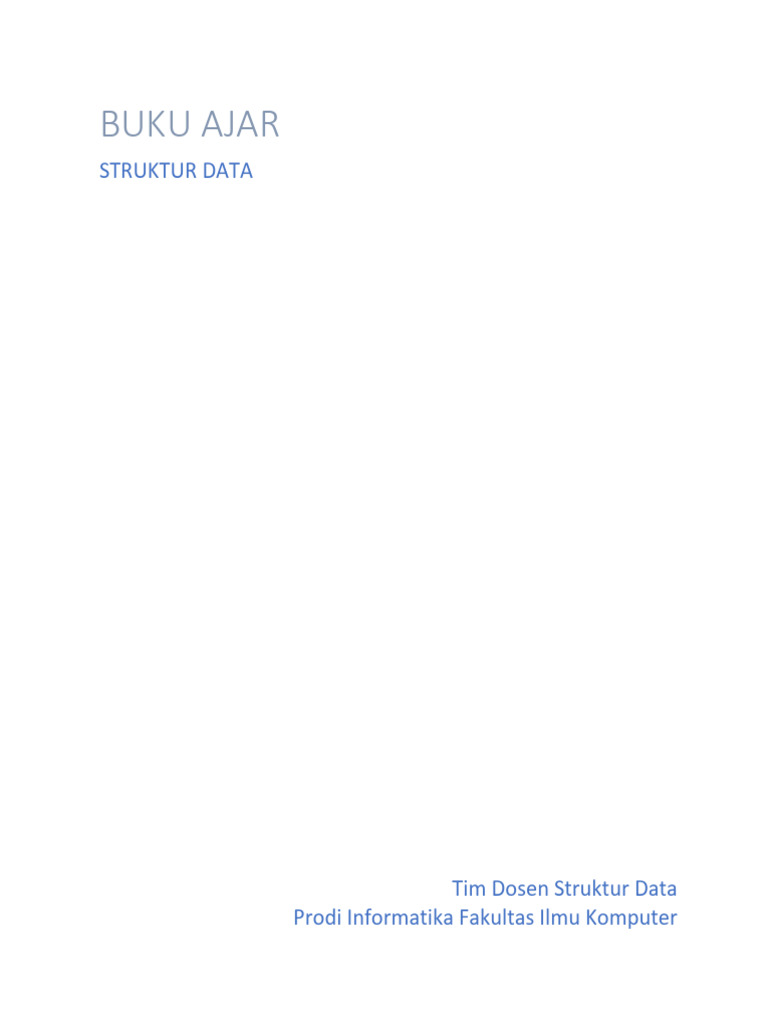 2. Buku Ajar Struktur Data | PDF