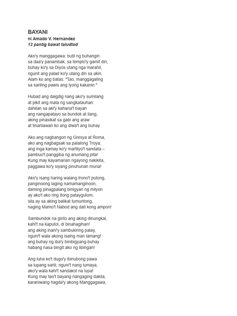 BAYANI | PDF