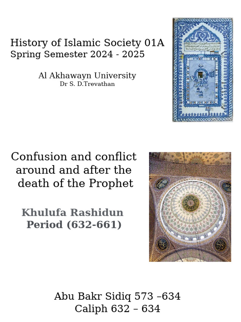 History of Islamic Society Khul Rachid 02A | PDF | Ali | Umar