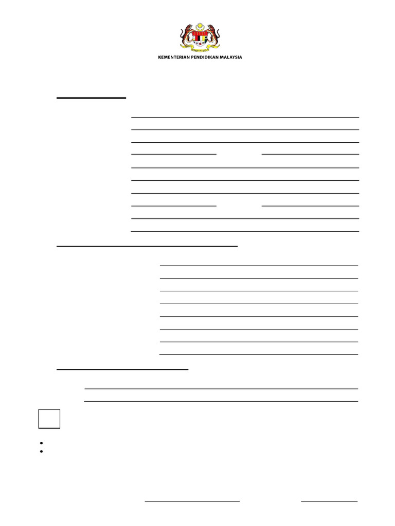 BORANG PERMOHONAN RAYUAN KV 2025 | PDF