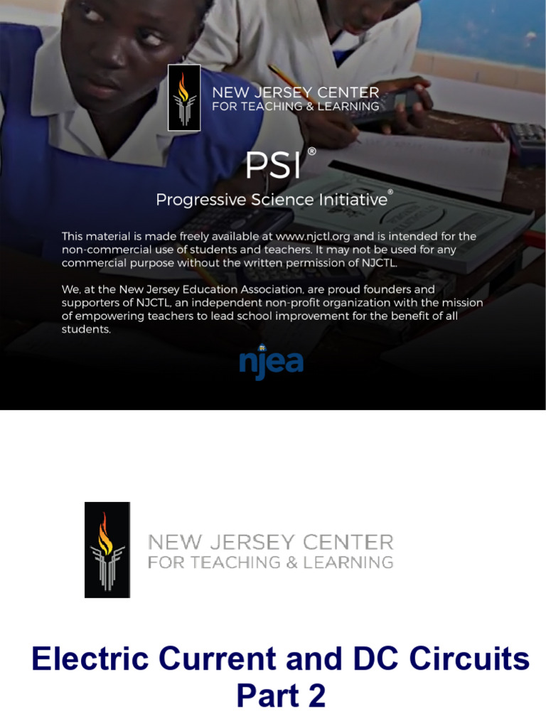 AP Phys2 Electric Current and Circuits Presentation Part 2 2023-06-29 | PDF | Resistor | Series ...