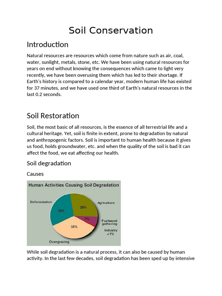 Soil Conservation Methods Explained | PDF | Soil | Environmental ...