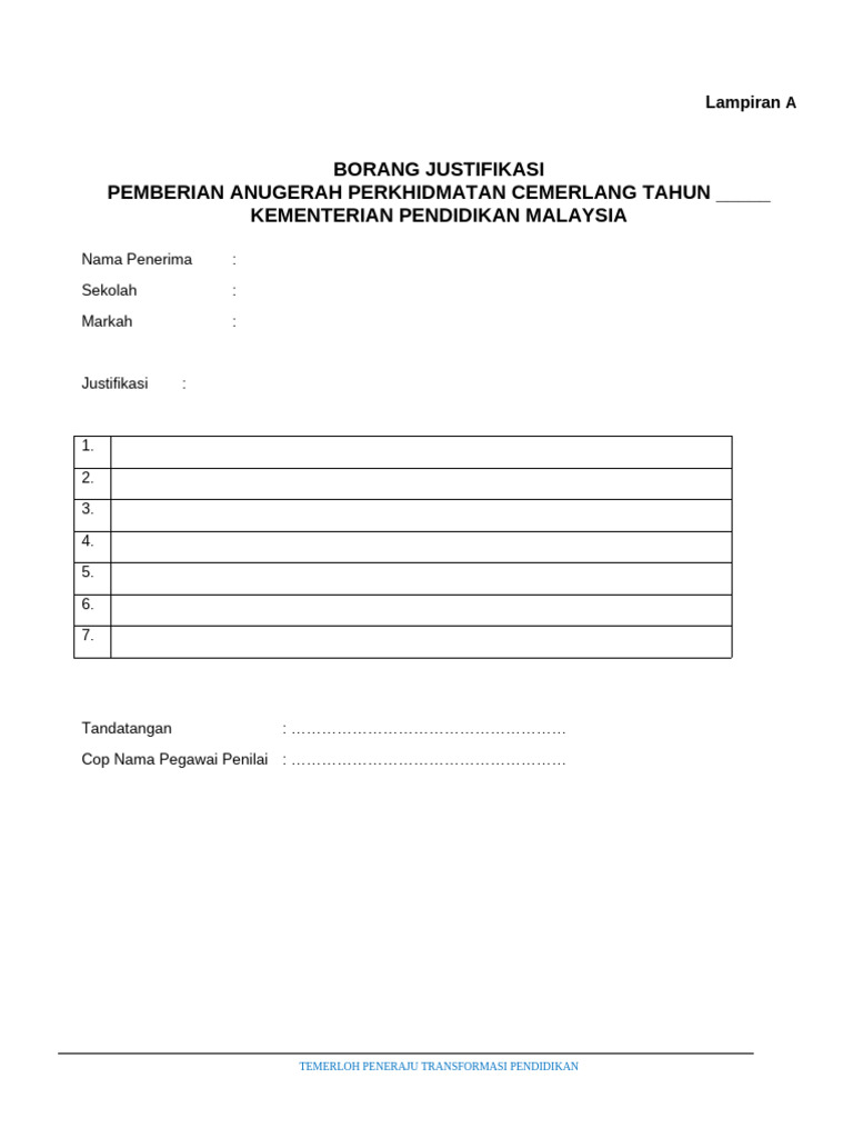 Justifikasi Apc | PDF