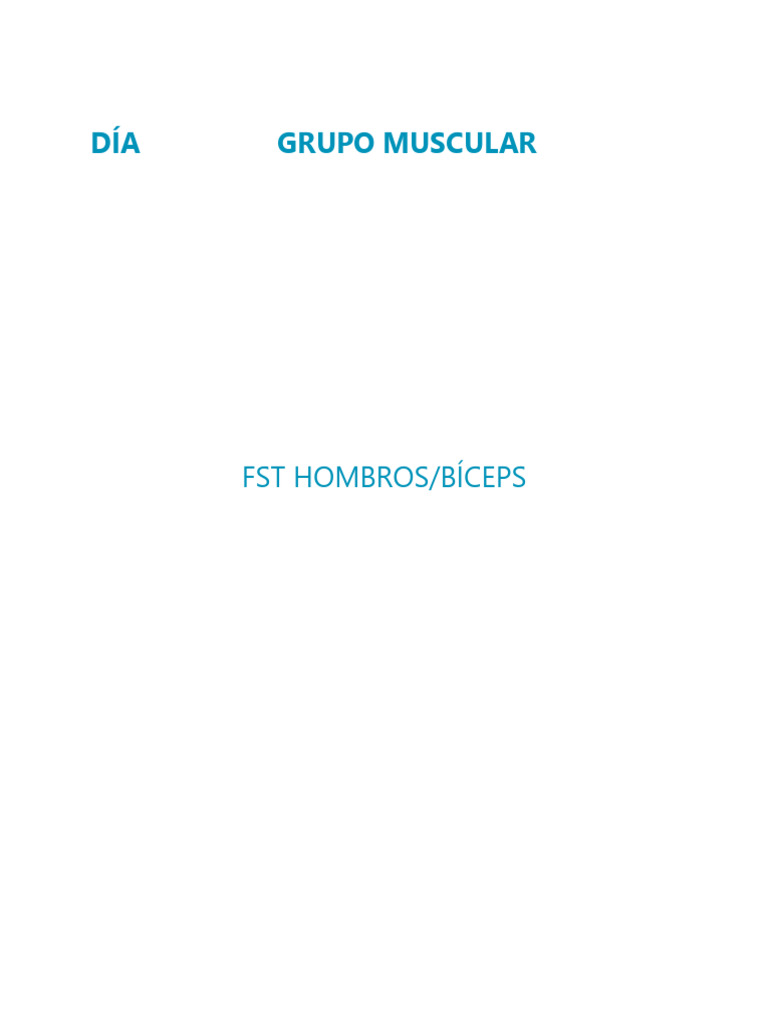 rutina sf7.. | PDF | Ejercicio físico | Entrenamiento de fuerza