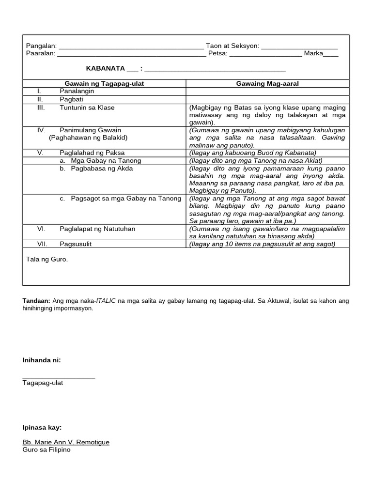 Written Report Format | PDF