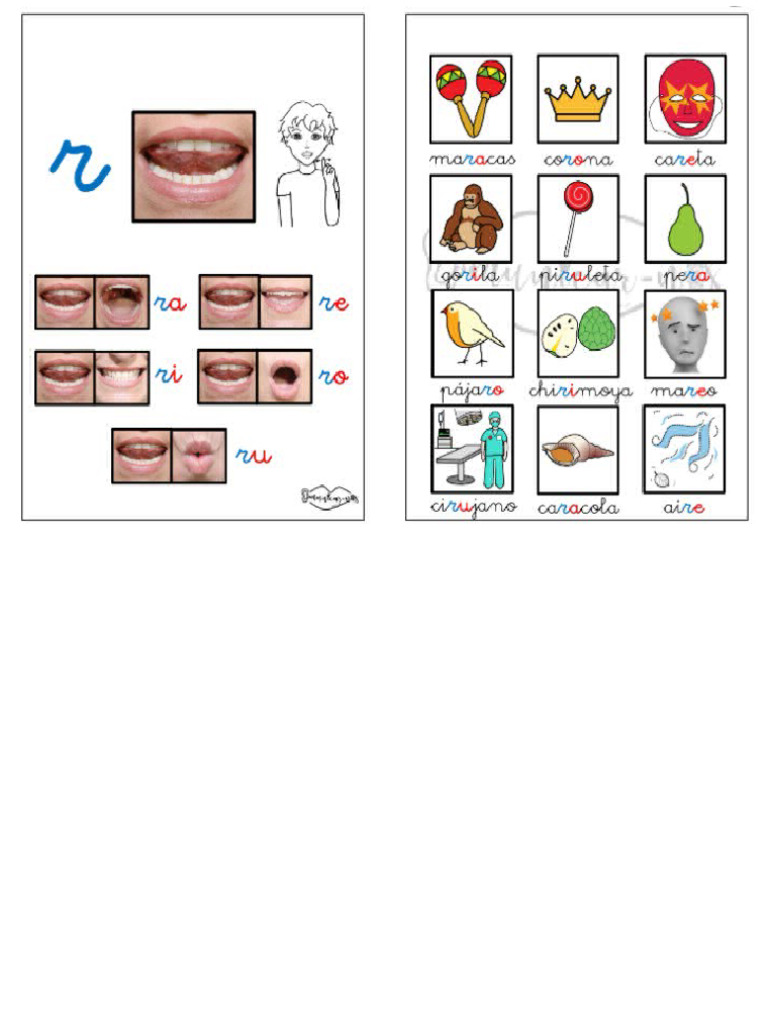 Cuaderno Del Fonema R | PDF