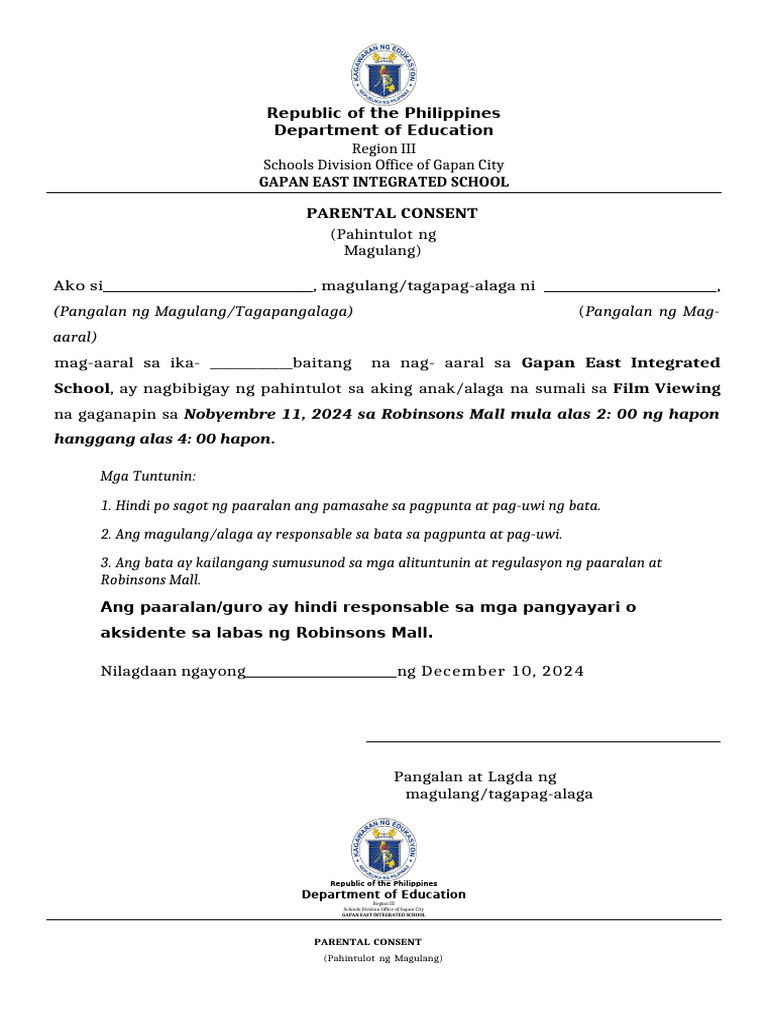 Cinema Consent - Docx 2 | PDF