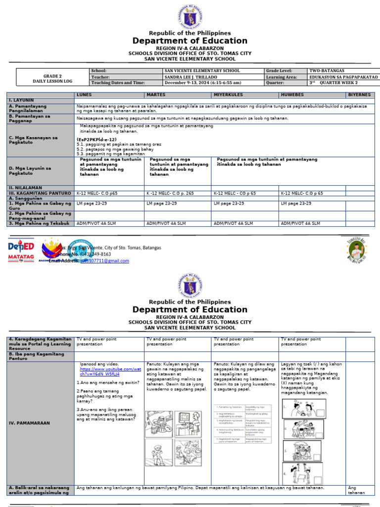 3rd DLL WEEK 2 | PDF