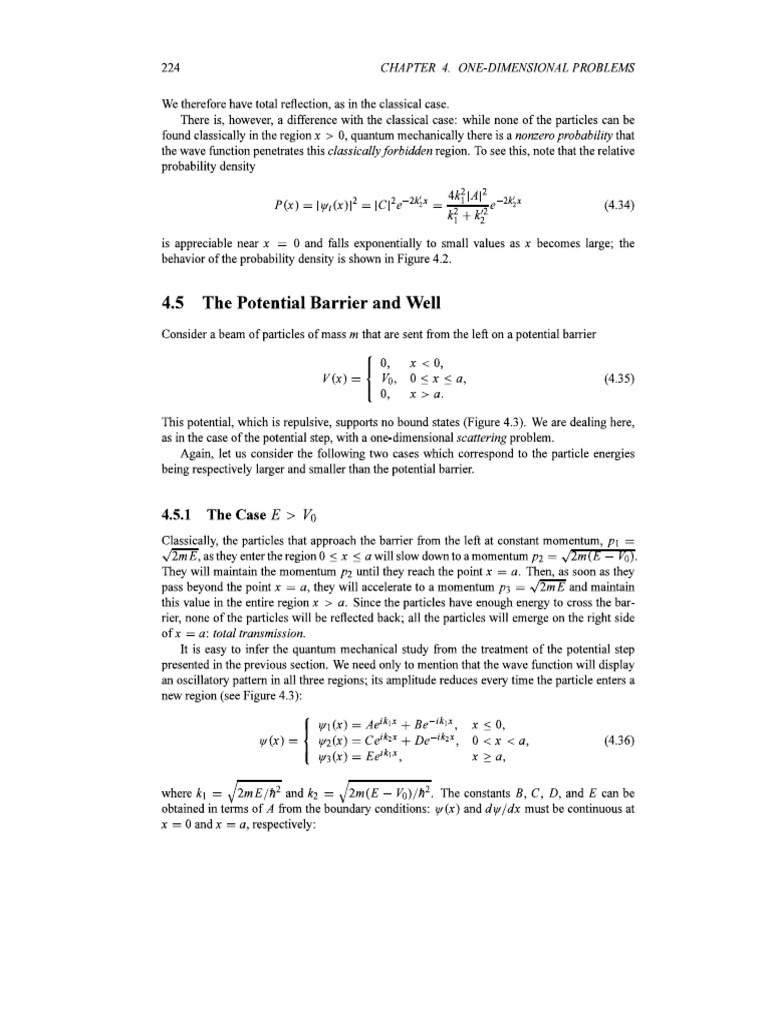 Tunneling Effect | PDF