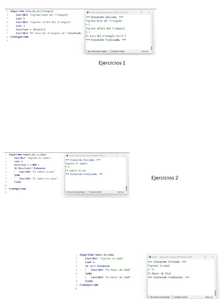 Ejercicios PSeInt - PDF - 20250310 - 165206 - 0000 | PDF
