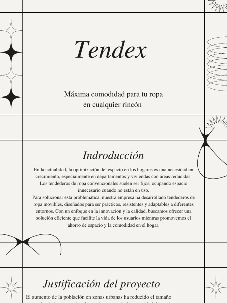 Tendex Presentación | PDF | Calidad (comercial) | Sustentabilidad