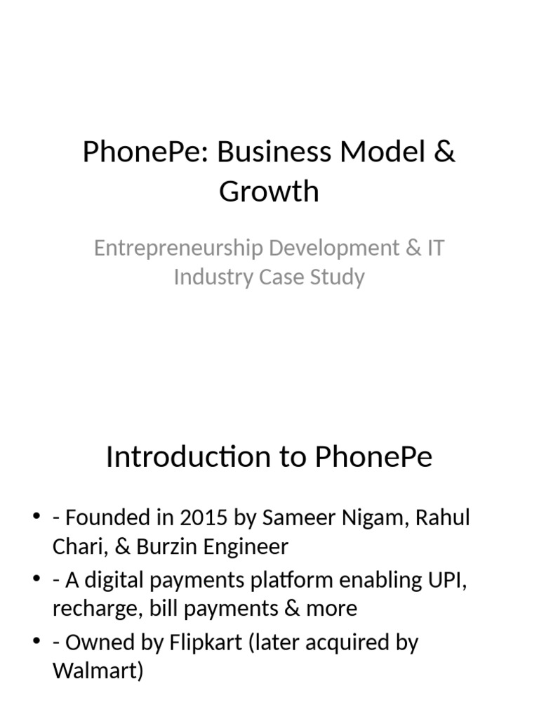 PhonePe Presentation | PDF