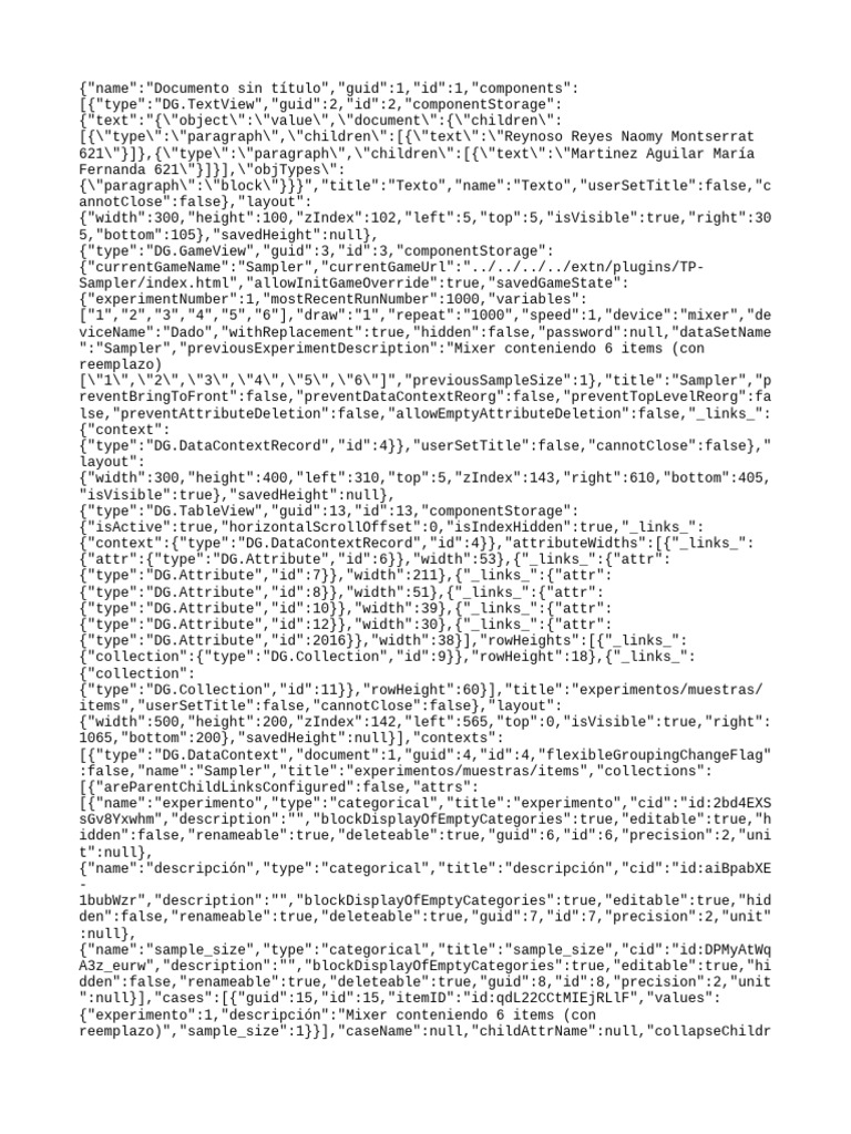 Estadística 1000 tiros.codap | PDF