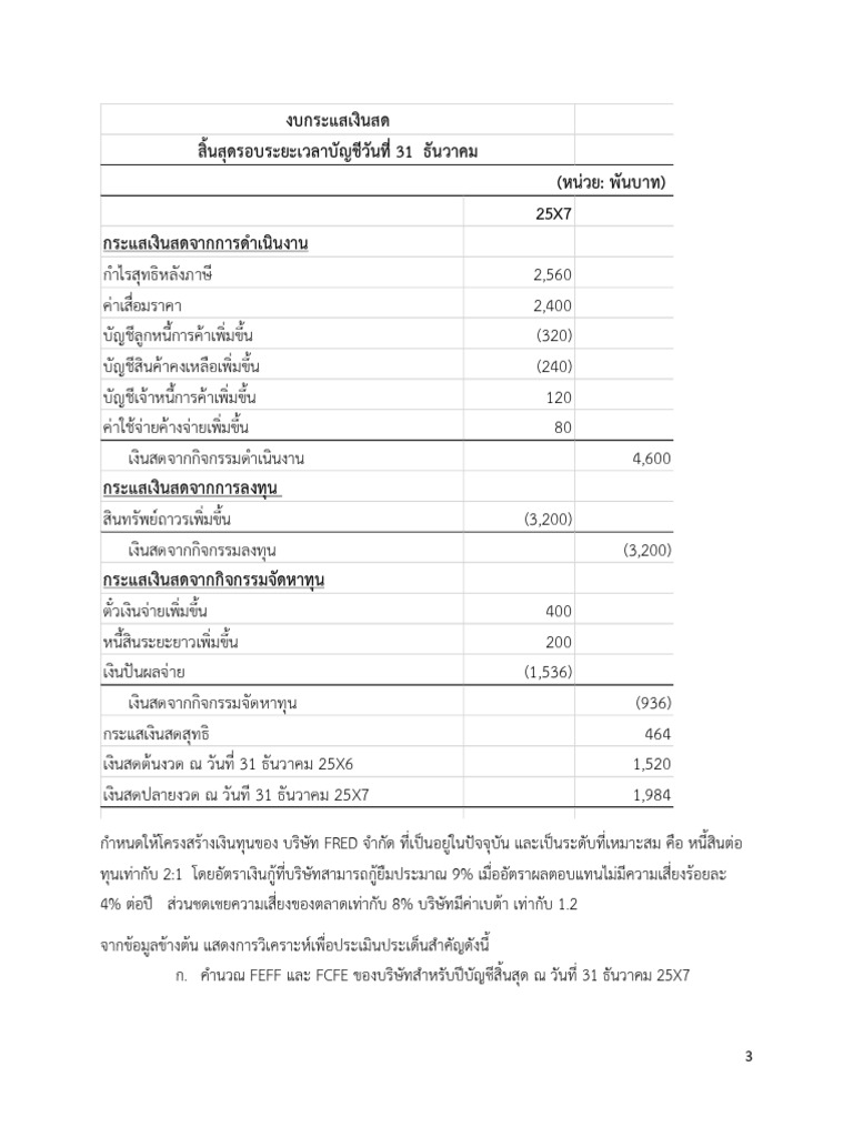 Exercise DCF Solutions2-3 | PDF
