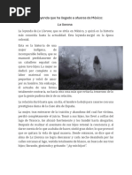 Resumen de La Llorona 1 | PDF | Ciencias sociales | Historia