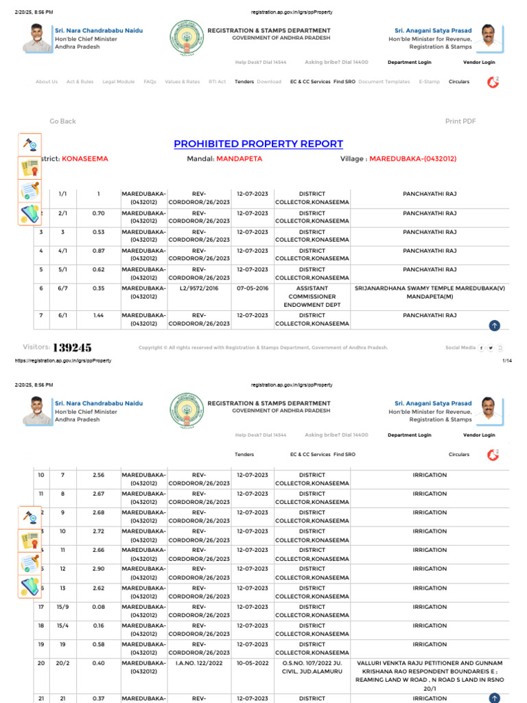 Registration - Ap.gov - in Igrs Ppproperty | PDF