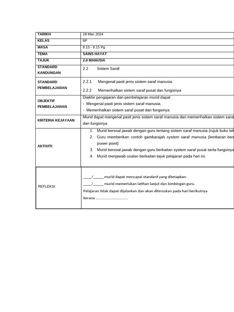 RPH Minggu 2 2024 | PDF