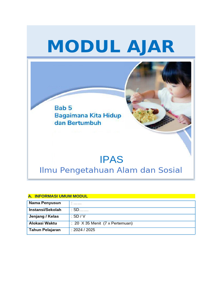 Bab 5 - Ma Ipas Kls 5 SMT Ii - 24-25 | PDF