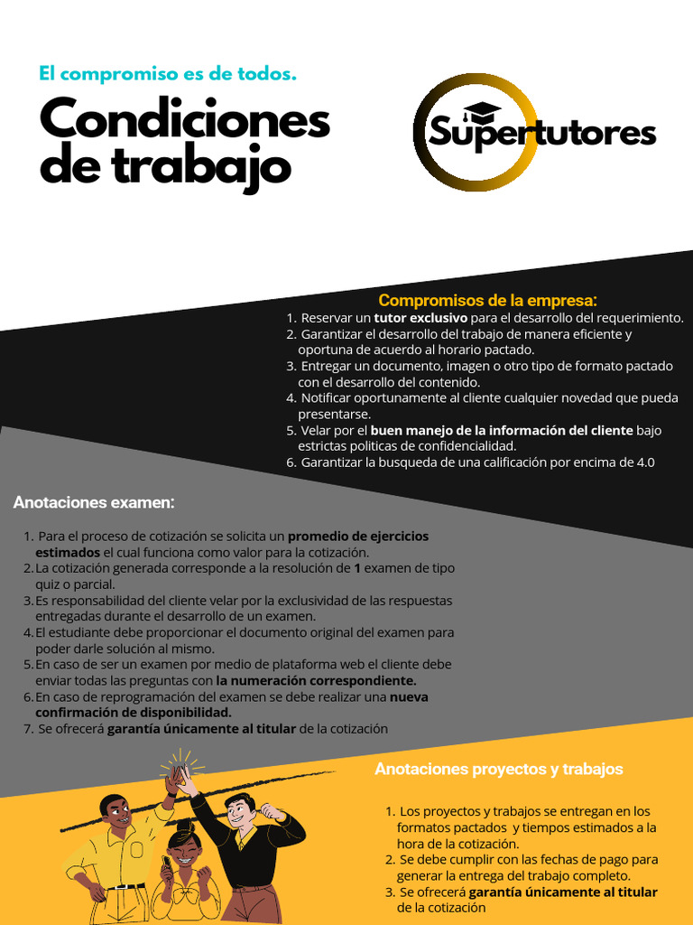 Condiciones de Trabajo | PDF