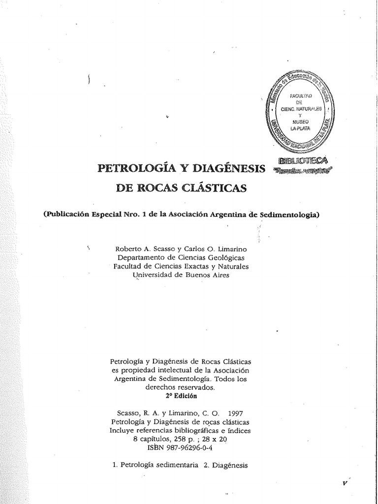 Petrología y Diagénesis de Rocas Clásticas (R. A. Scasso y C. O ...