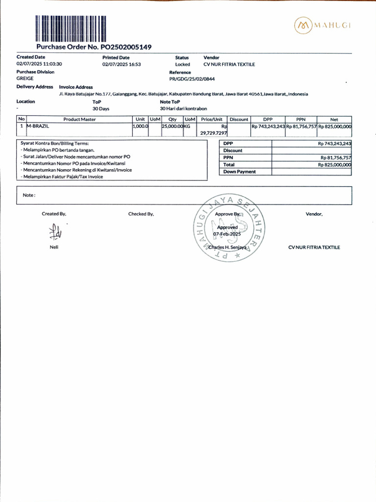 Po CV Nur Fitria Brazil | PDF
