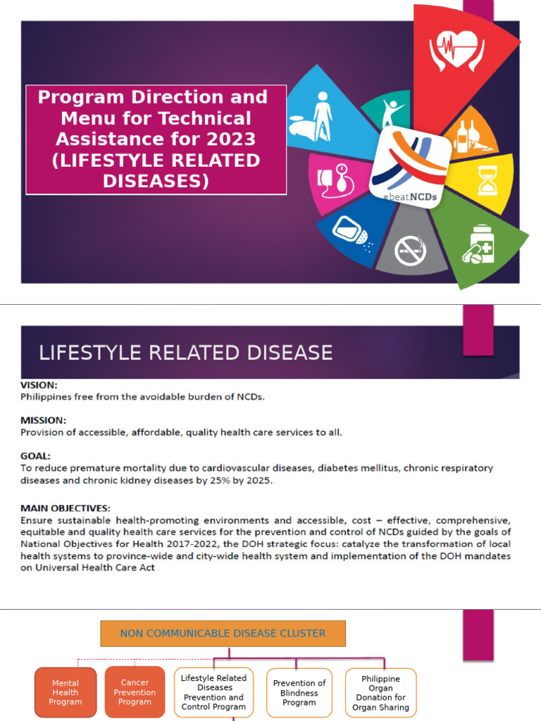 NCD Program Direction 2023 | PDF | Non Communicable Disease | Medical ...