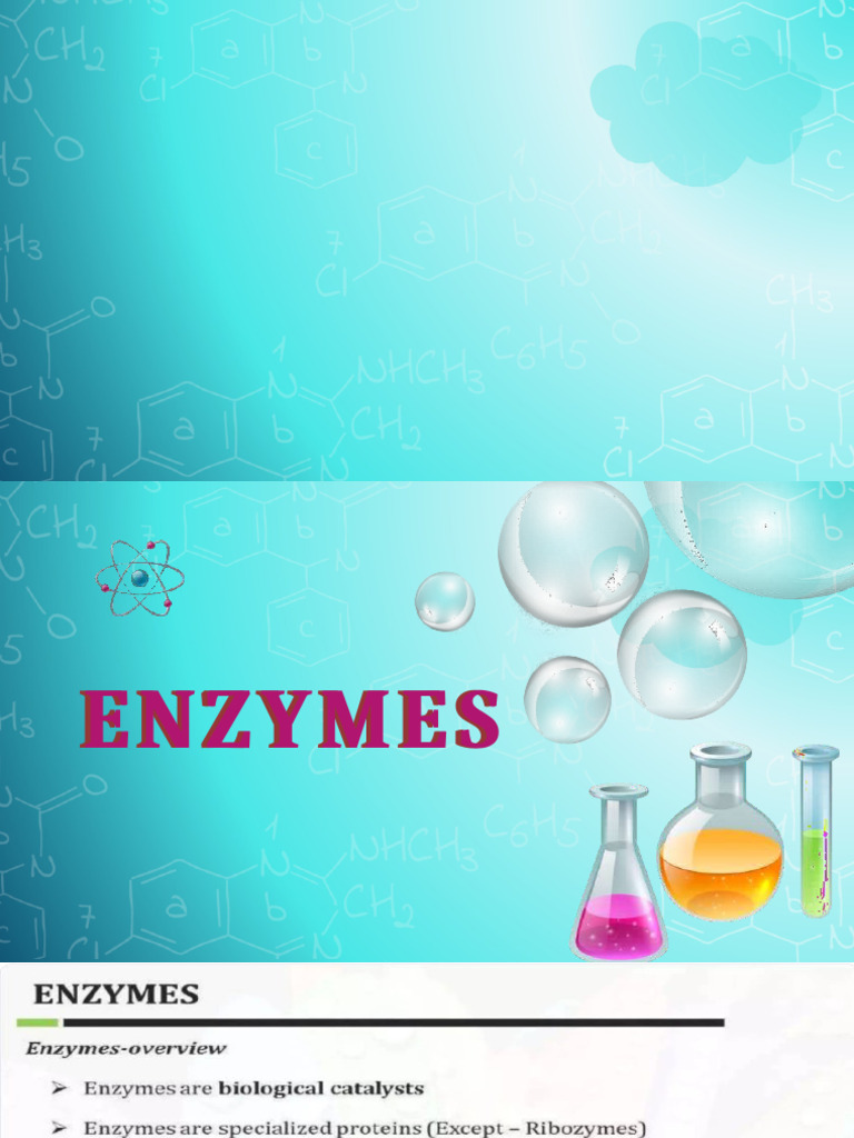 Overview of Enzymes and Catalysis | PDF | Catalysis | Enzyme