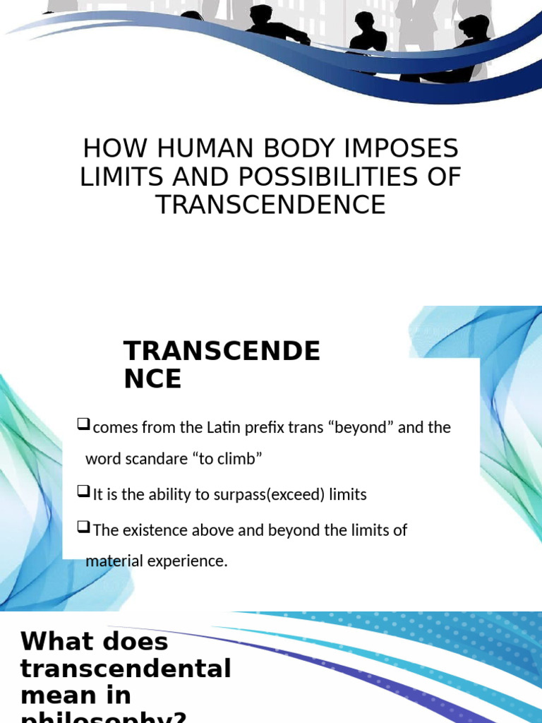 Limits and Possibilities of Transcendence | PDF | Transcendence ...