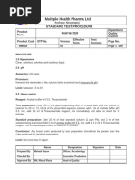 Purified Water Testing (Method of Analysis) As Per IP - BP - USP ...