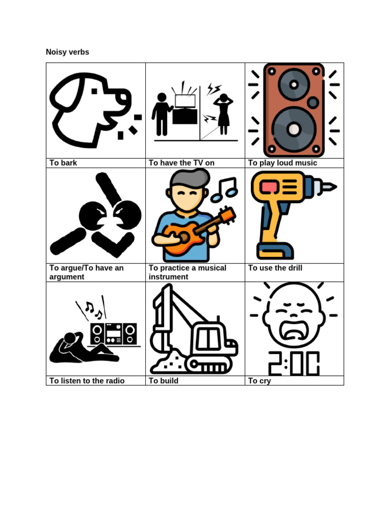 Noisy Verbs Explained | PDF