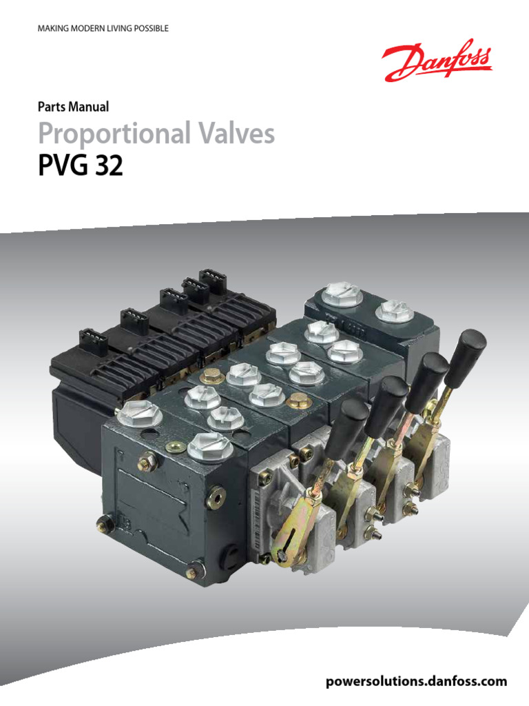 Danfoss PVG 32 Parts Manual | PDF | Valve | Actuator