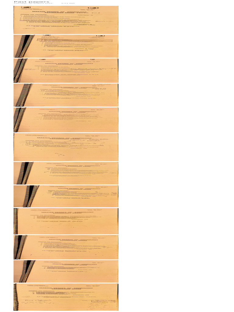 Past papers (2) | PDF