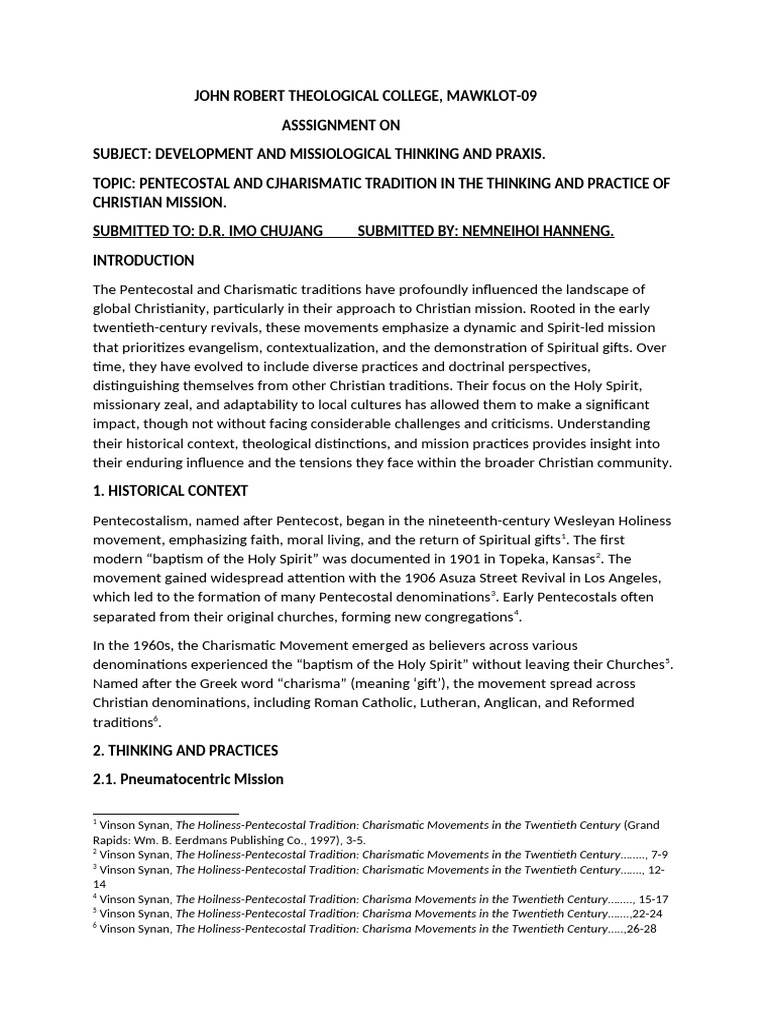 DOC-20240826-WA0000. | PDF | Pentecostalism | Charismatic Movement