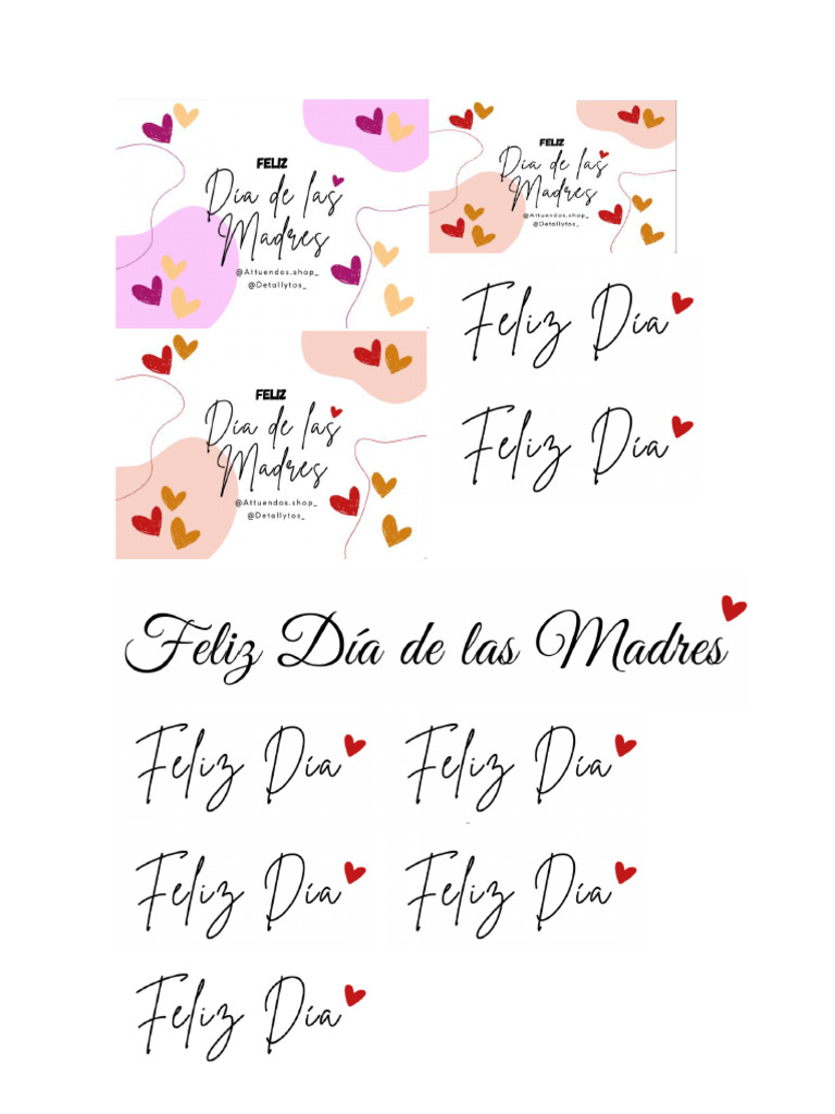 Dia De Las Madres Pdf