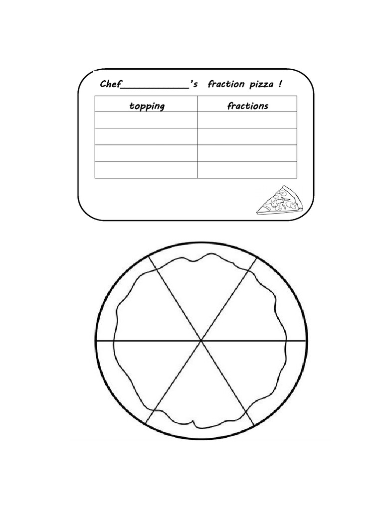 Pizza Fraction | PDF