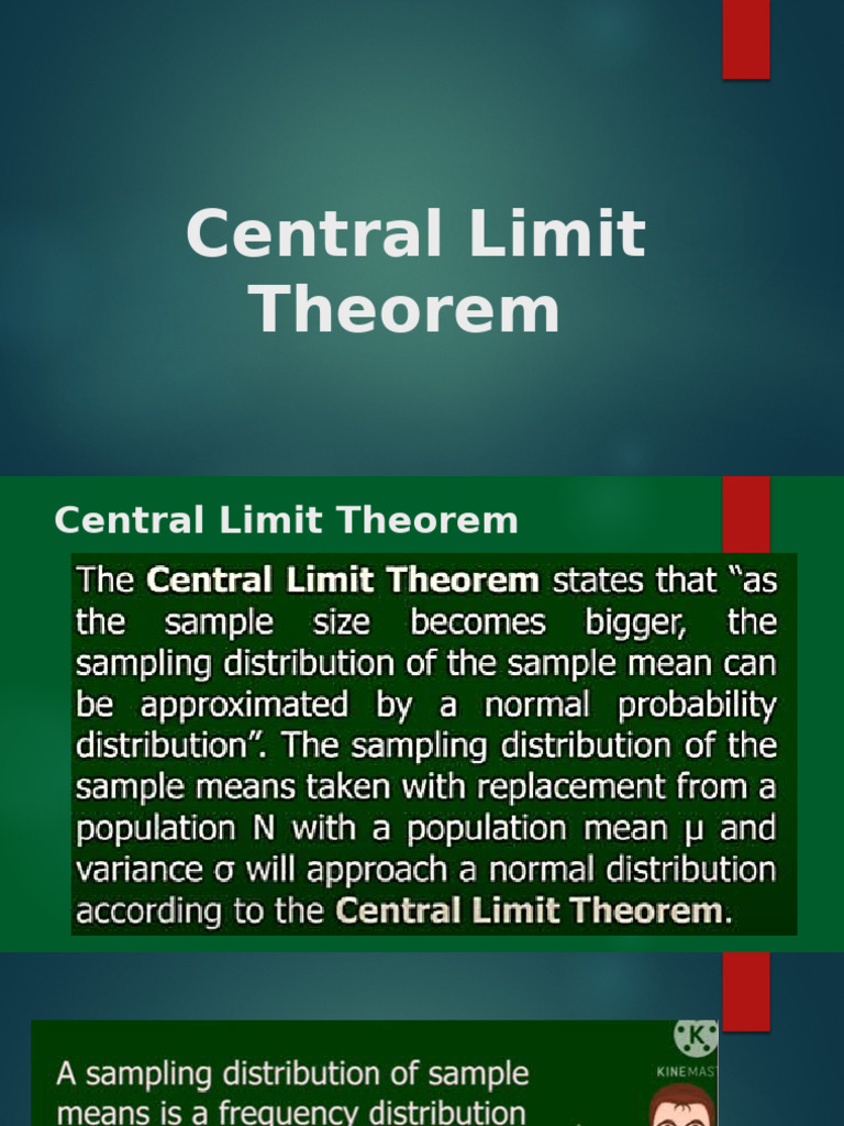Central Limit Theorem | PDF