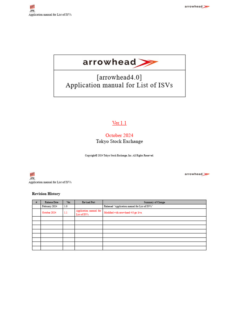 Application Manual For List of ISVs v1.1 | PDF | Computing